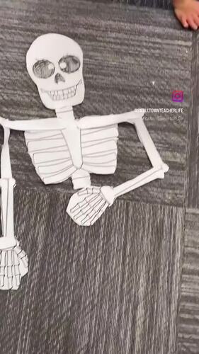 Printable Giant Skeleton Craft- Easy for Kids! | TPT