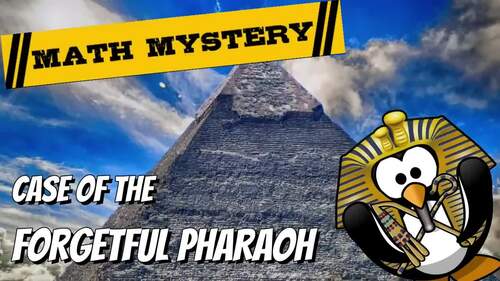 Fractions Math Mystery: Case of the Forgetful Pharaoh - 2nd Grade Edition