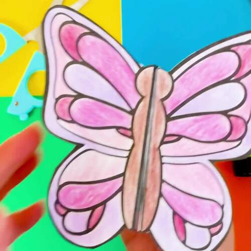 Food chains & animal life cycles science craft activities butterfly ...