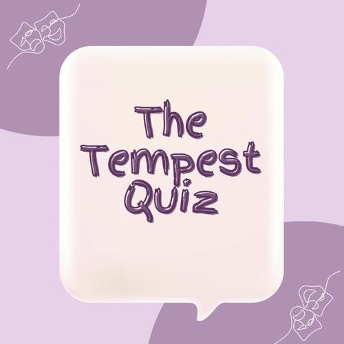 Shakespeare The Tempest Quiz Game Activity by Worksheet Whisperer
