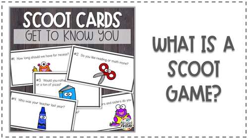 Back to School Scoot Game | Task Cards by Almost Friday | TPT