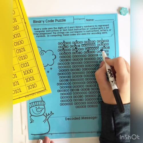 Crack The Code Puzzles For Technology Class Printable Worksheets