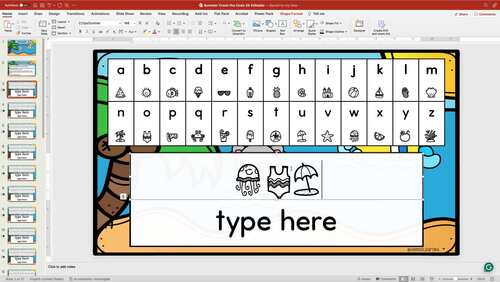 Summer Crack the Code - Editable - PowerPoint by KinderCrafting | TPT