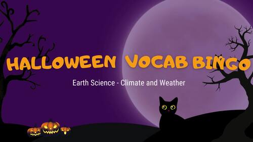 Earth Science Year Long Vocabulary BINGO Games BUNDLE-Middle and High ...