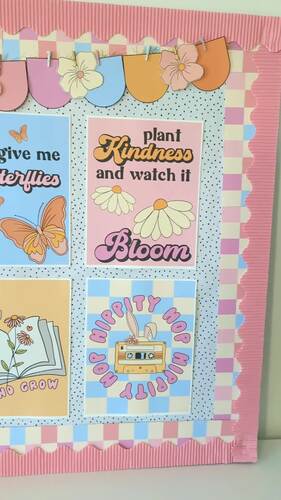 Retro Easter Posters and Bulletin Board Display Spring Posters | TPT