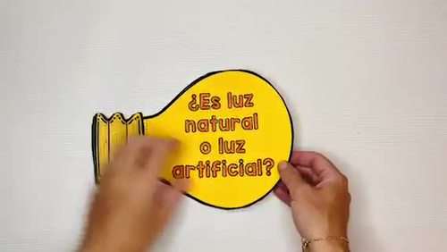 Sources of Light in Spanish | Luz natural y luz artificial by Ms Herraiz