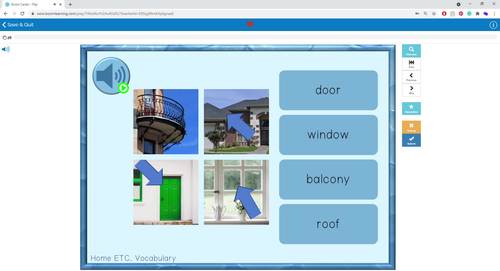 Home Etc. Vocabulary #2 BOOM CARDS for Adult ESL by Rike Neville