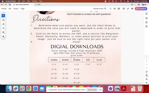 Dark Academia - ELA Story Elements posters - High school English Decor