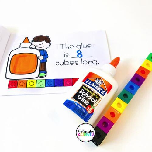 Measuring School Supplies | Kindergarten Math Investigation Measure ...