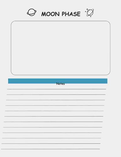 Astronomy Logbook for Kids | Space Observation Journal Printable PDF by ...