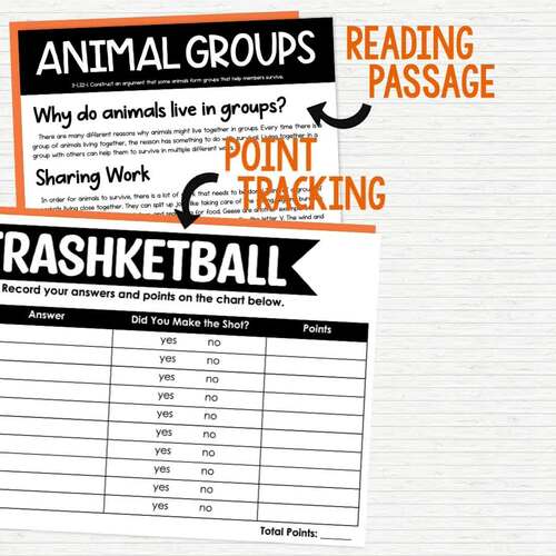 3rd Grade Science Game | Animal Groups (NGSS 3-LS2-1) by Miss B's Class