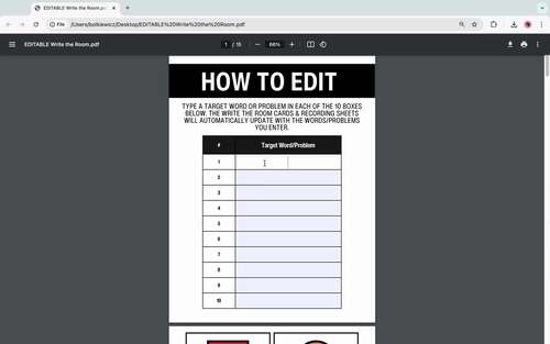 EDITABLE Write the Room by Mrs Bri's Editable Classroom | TPT
