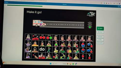 AAC Talking Core Board - GO Interactive Activity (Boom Card) | TPT
