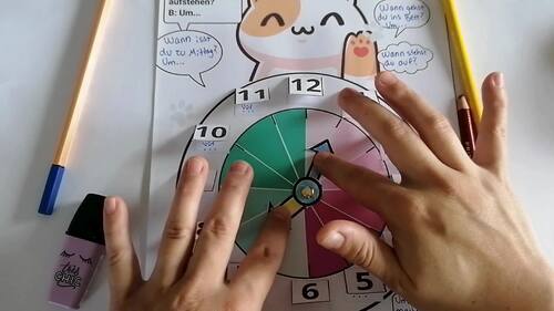 TELLING THE TIME IN GERMAN LANGUAGE BUNDLE by La clase de Polly