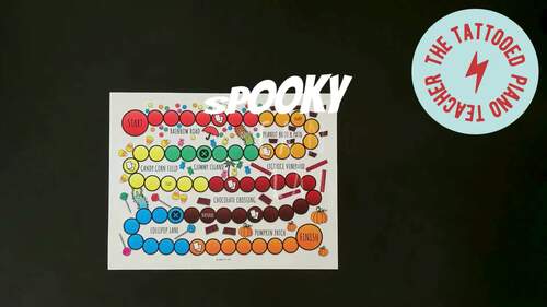 Halloween Music Game BIG Bundle | 8 Music Activities-Bingo, Board Games ...