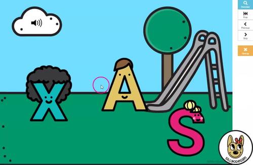 Uppercase Letter Identification - Boom Cards Activity by SillyODesign