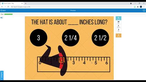 Measuring Length Halloween Boom Cards by Hands on Learning LLC | TpT