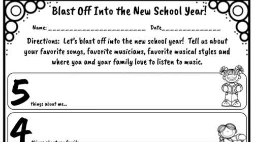 Blast Off Into the New School Year by The Music Teacher Store | TPT