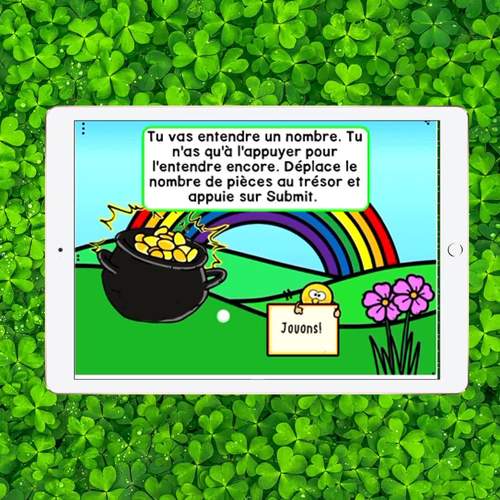 Compte jusqu'à 10 | Le trésor de la Saint Patrick | Cartes Boom avec audio