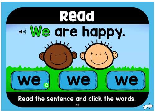 Sight Words ‘WE’ Boom Cards™ – Digital Task Cards | Distance Learning