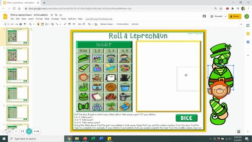 No Prep Google Slides™ | Roll a Leprechaun | St. Patrick's Day Bundle
