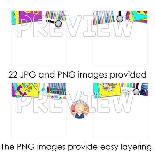 Color Me Happy Mockup Set | 22 Colorful Designs | Clipart by Star Kids ...