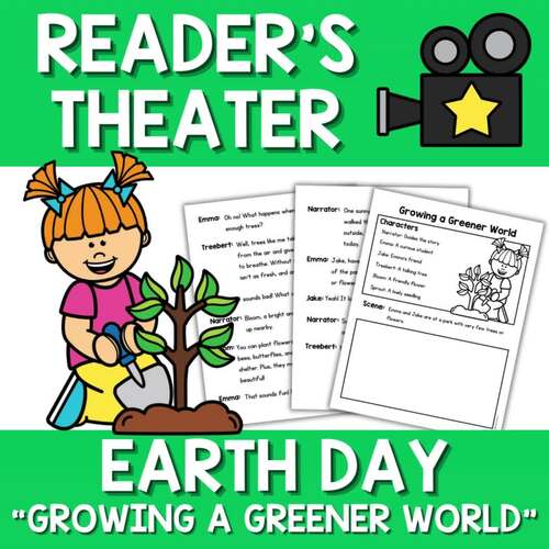 Readers Theater Scripts Earth Day Activity | Planting Trees & Flowers ...