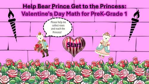 Valentine's Day Ways to Make 20 Addition Subtraction Interactive PreK ...