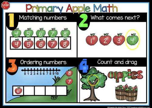 Kindergarten Math Boom Cards™ Back to School - Numbers and Counting ...