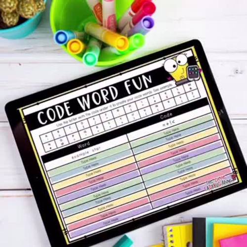 Digital Word Work, Spelling Activities for Any List of Words Google Slides