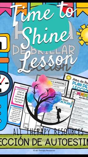 TIME TO SHINE WATCH - COUNSELING END OF YEAR LESSON - Spanish Version