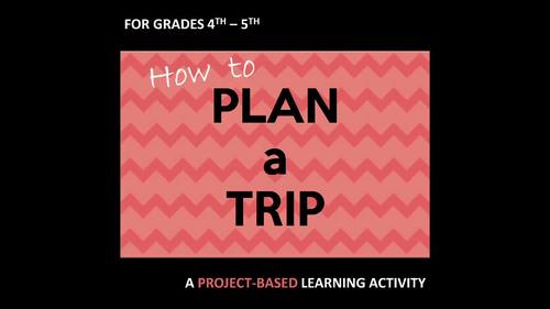 Project Based Learning How to Plan a Trip by Mistakes Allow Thinking to ...