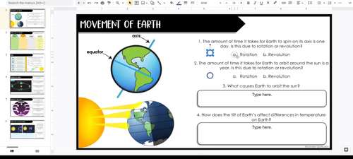 The Earth Moon Sun System Activities - Digital Google Slides™ and Print