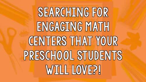 Thanksgiving Pre-K Math Activities & Centers- Preschool Number Games ...