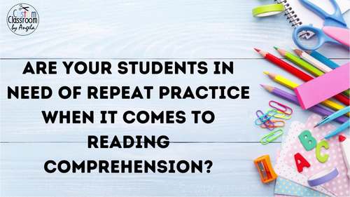 Reading Comprehension Task Card Bundle | Differentiated | Print & Digital