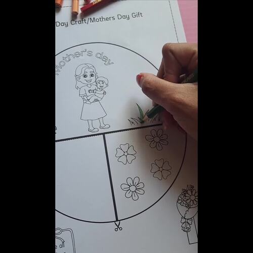 Easy Mother’s Day Pop-Up Card Craft | Printable Gift for Kids | TPT