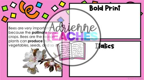 Using Text Features: Bold Words, Italics, & Glossary (Practice Questions)