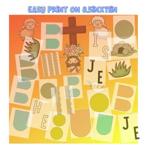 Easter Christian Bulletin Board Spring Christian Bulletin Board Editable