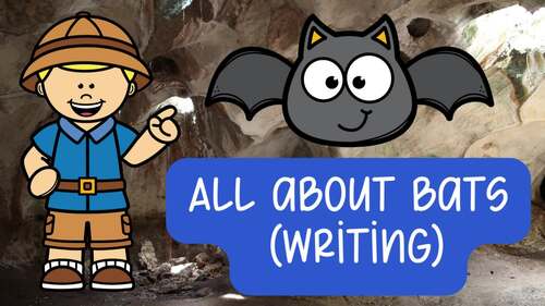 All About Bats Writing October Bats for PreK Kindergarten First Grade ...