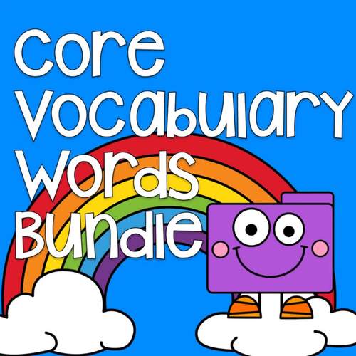 Core Vocabulary Words Growing Bundle by File Folder Heaven | TPT