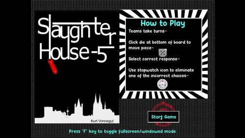 Slaughterhouse-Five Unit Plan by Candace Horner | TpT