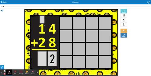 BOOM Cards: Addition AVEC regroupement (en français) by Mme Bock