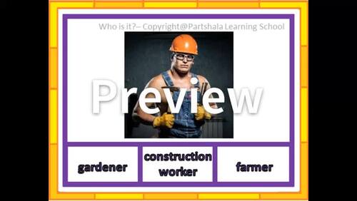 Occupation-Community Helpers- Who is it? Activity Slides. Real images ...