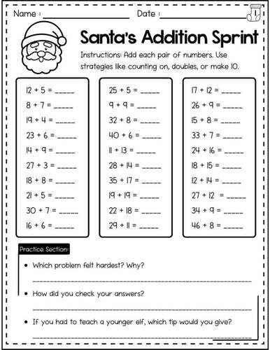 Christmas Math Packet 2nd Grade | 20 Engaging Holiday Worksheets ...