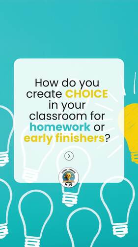 IB Choice Menu Board | PYP Who We Are + 20 Printables Homework | Early ...