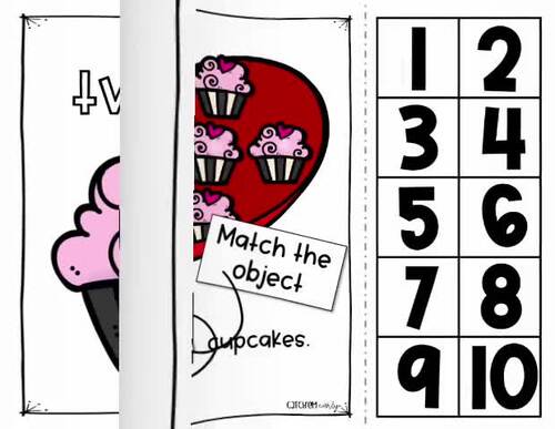 Interactive & Adaptive Book I See Cupcakes Pre-K Special education