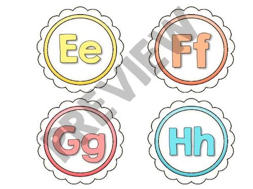 Pastel Editable Word Wall, Headers and Word List by An Apple for Eden