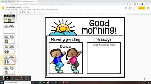 Morning Digital Calendar Routine | Distance Learning by My Little Pandas