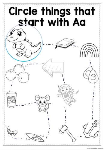 A-Z Alphabet Sound Trails & Vocabulary Picture Cards | Isolating ...
