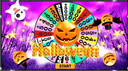 Halloween Games Wheel of Fortune by The Game Room Party Games | TPT